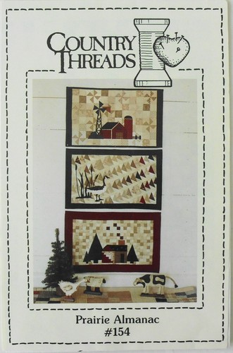 Country Threads Prairie Almanac 12"x20" Goose Barn House Quilt Pattern ...