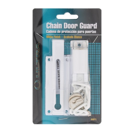 Ultra Hardware 44811 Chain Door Guard Keyed White | eBay