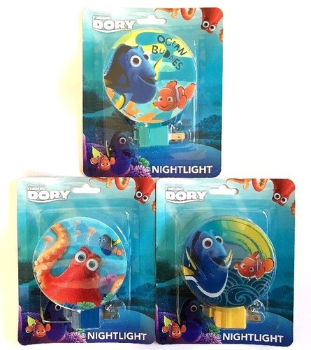 Night Light Plug-in Rotary Shade Disney Finding Dory Nemo Assorted NEW ...