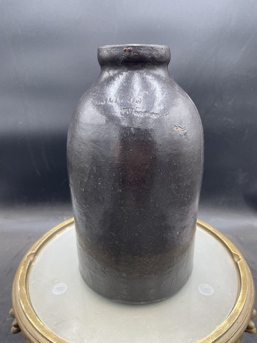 Antique Samuel Routson Wooster, Ohio 9.5” Stoneware Crock | eBay