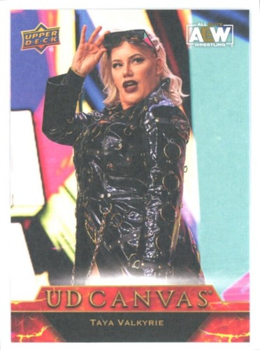 2024 TAYA VALKYRIE UPPER DECK AEW WRESTLING #C10 UD CANVAS INSERT!! | eBay