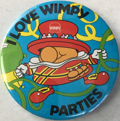 Wimpy Badge for sale | eBay