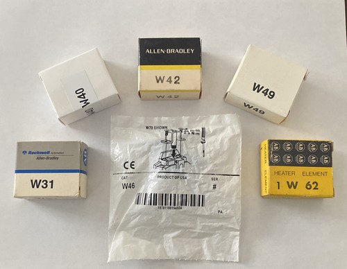 Allen Bradley Type W Thermal Overload Heater Elements, Sizes W10 - W85 ...