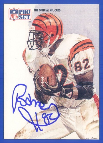 RODNEY HOLMAN - Signed/Autographed - 1991 Pro Set Card #413 - Bengals w ...