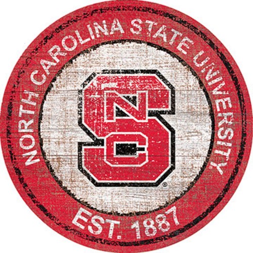 North Carolina State Wolfpack Sign Distressed Historic Throwback Sign ...