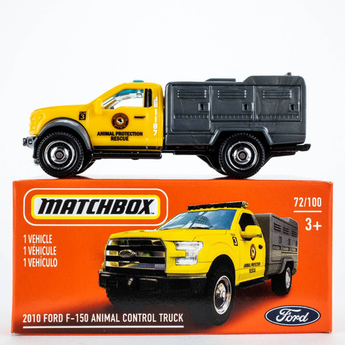 2021 Matchbox Power Grabs #72 2010 Ford F-150 Animal Control Truck ...