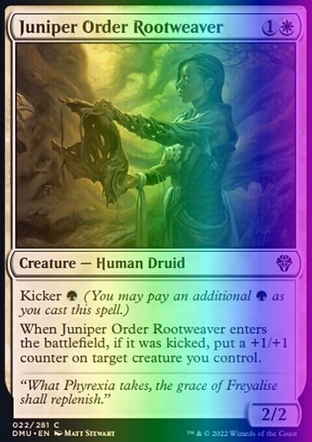 MTG Juniper Order Rootweaver (22/447) Dominaria United NM FOIL | eBay