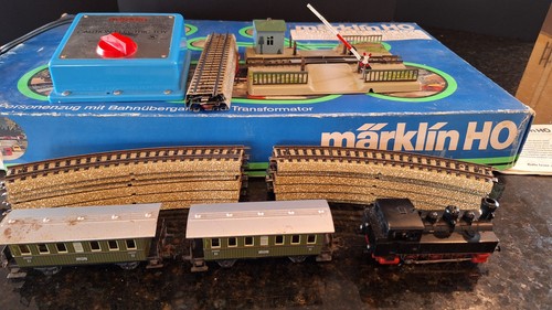 Marklin Train Set HO Gauge Steam Passenger W Org Box and American ...