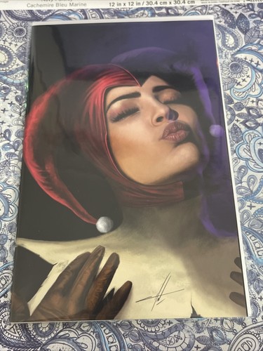 DARK KNIGHTS OF STEEL #1 CARLA COHEN HARLEY QUINN VIRGIN VARIANT COVER ...