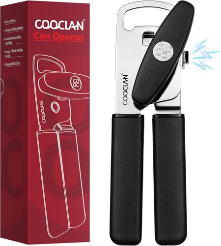 Can Opener Manual W/ Magnet Heavy Duty Hand Held Can Opener W/ Sharp ...