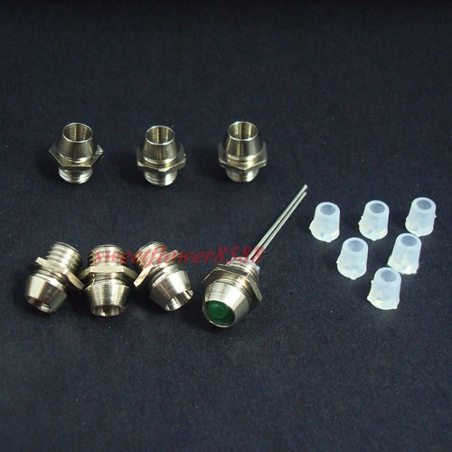 500pcs 3mm Chrome Metal LED Bezel Holder Panel Display LED Holders New ...