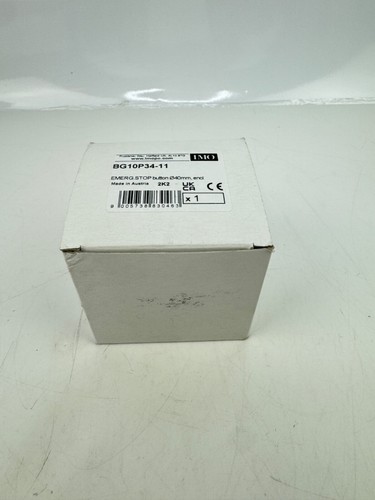IMO Rapid Shutdown Initiator Switch 1NO + 1NC Red Button 40mm BG10P34 ...