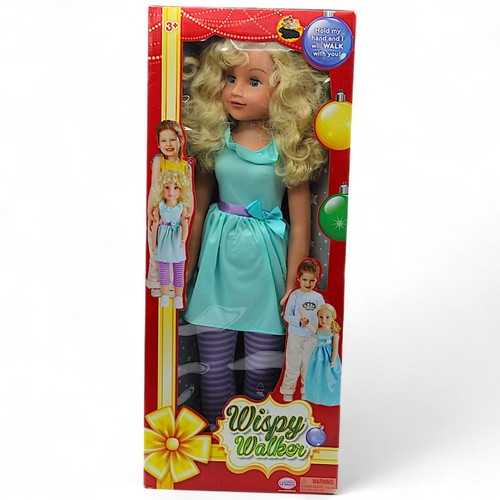 Wispy Walker Doll – Large Interactive Walking Doll Toy with Blonde Hair ...