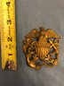 WW2 USPHS Gilt Sterling Hat Badge - Pasquale for Flat Hat Public Health ...