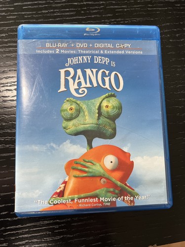 Rango (Two-Disc Blu-ray/DVD Combo + Digital Copy) - Blu-ray - Like New ...