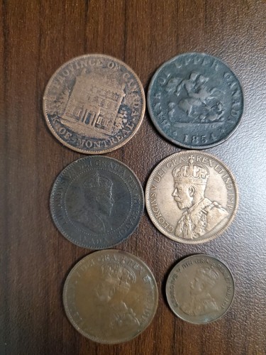 Old Canadian Coin Lot Of 6 Coins | eBay
