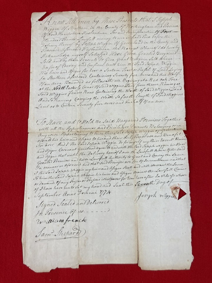Collectible Documents (Pre-1800) for sale | eBay