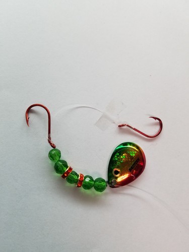 Two #3 Northland Gold Perch Baitfish blade worm harnesses.WHNRGG3CPC-2 ...