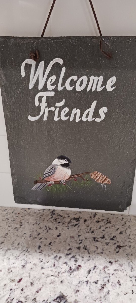 Outdoor Slate Welcome Signs
