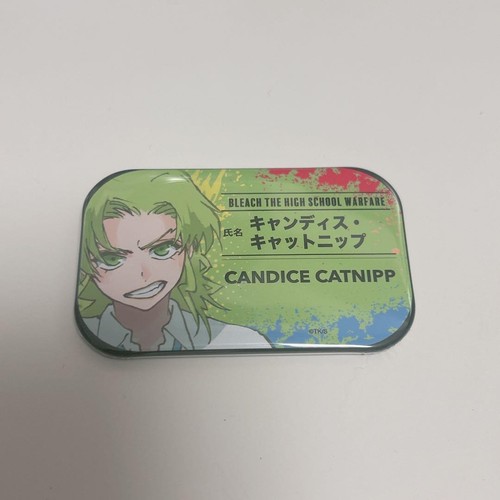 BLEACH Locus of Brave II Candice Name Badge Can Badge MIB Bandai | eBay