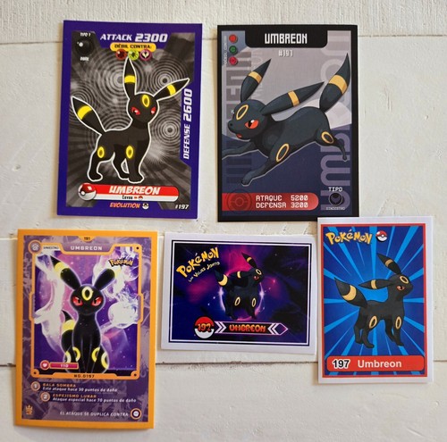 Umbreon Sticker And Card Lot | eBay