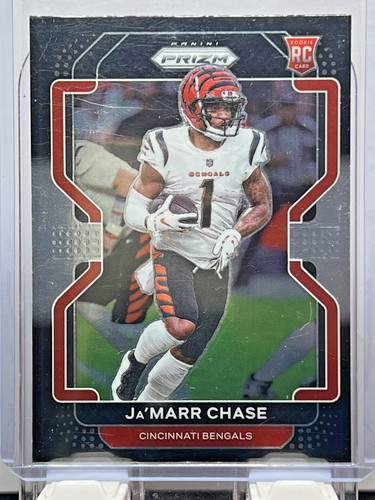 JaMarr Chase 2021 Chronicles Prizm Black RC Card #PB-9 Cincinnati ...