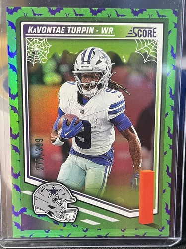 2025 Panini Score-a-Treat Football KaVontae Turpin Holo Green Bats /399 ...