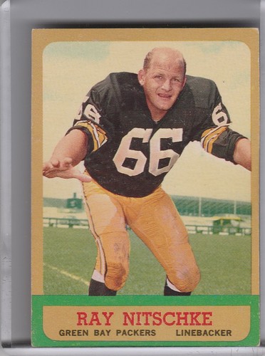 1963 TOPPS #96 RAY NITSCHKE ROOKIE RC GREEN BAY PACKERS HOF 5126 | eBay