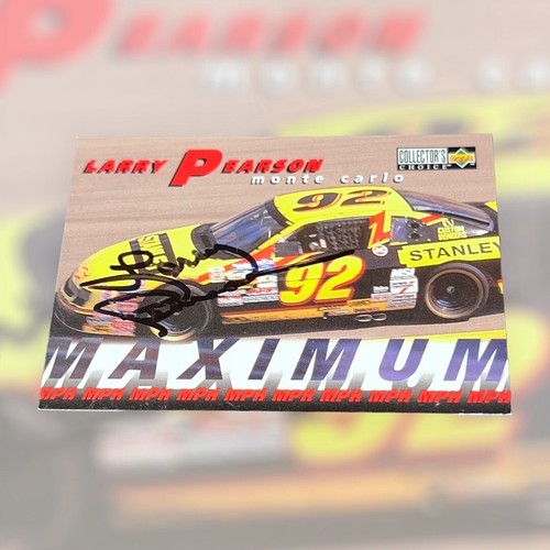Larry Pearson 1996 UPPER DECK COLLECTORS CHOICE VINTAGE NASCAR ...