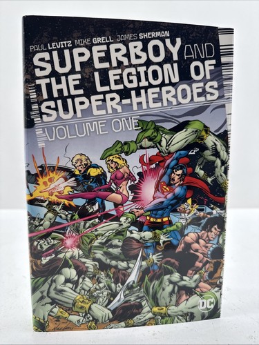 SUPERBOY AND THE LEGION OF SUPER-HEROES Vol 1 HC OOP Mike Grell Paul ...