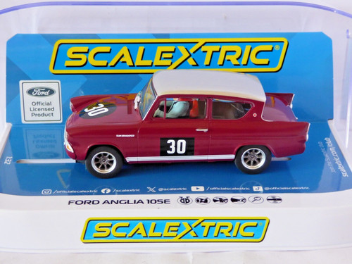 Scalextric Ford Anglia 105E Broadspeed Touring Car 1:32 Scale | eBay