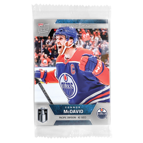 2022/23 Topps Now NHL Sticker STANLEY CUP 5 CONNOR MCDAVID EDM OILERS ...