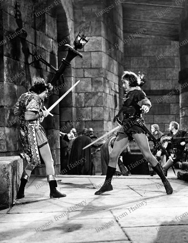 8x10 Print Errol Flynn Basil Rathbone The Adventures of Robin Hood 1938 ...