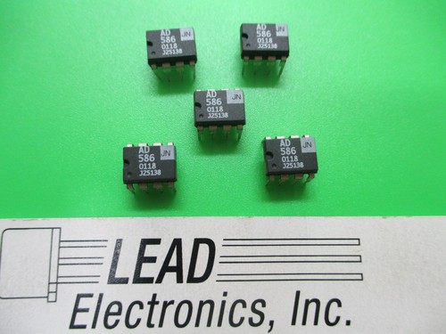 QTY5 ANALOG DEVICES AD586JN 8PIN DIP HIGH PRECISION 5VOLT REFERANCE ...