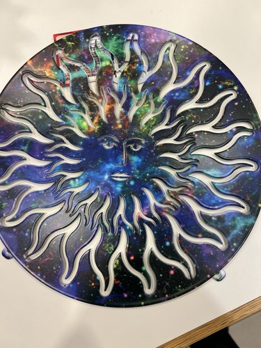 22 Inch Circumference 3-D Outdoor Multi Colored Metal Sun Hot seller | eBay