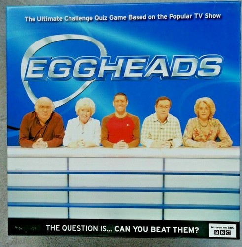 2008 EGGHEADS THE ULTIMATE CHALLENGE QUIZ BASED ON THE TV SHOW BY BRITANNIA GAME | eBay