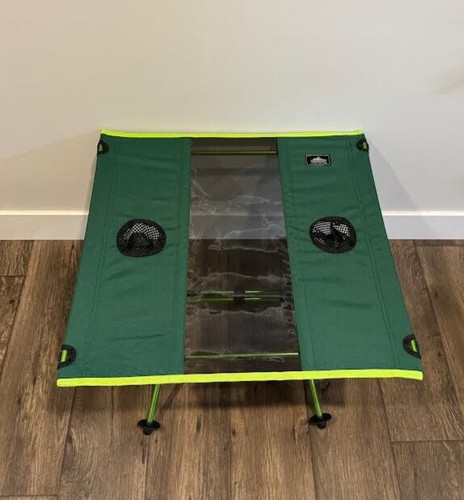 * CASCADE * ULTRALIGHT COLLAPSIBLE CAMP TABLE ' GREEN ' WITH BAG | eBay