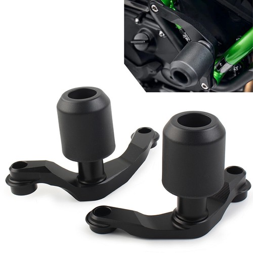 Falling Protection Frame Slider Protector Black For Kawasaki ZH2 SE ...