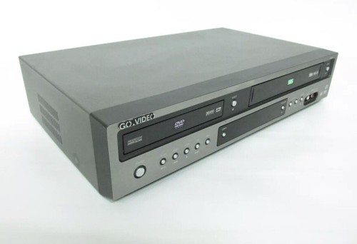 Go Video DV2130 VCR DVD Combo Dual Deck VHS Recorder Player Hi-Fi 4 ...