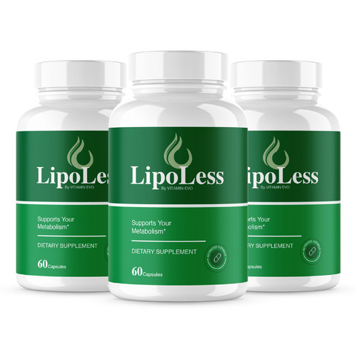 (3 Pack) Lipo Less Capsules, Lipoless Fat Burn Weight Loss Pills (180 ...