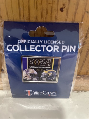 2024 Cfp National Championship Pin Michigan Washington Matchup 1/8/24 ...