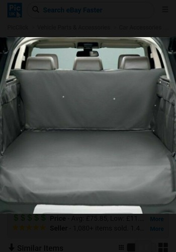 Genuine Land Rover Range Rover Sport 2014 > Flexible Load Space Liner ...