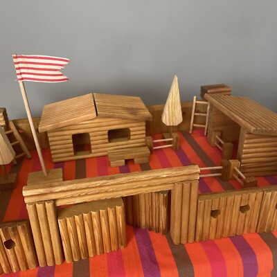 Wooden Fort in Other Vintage & Classic Toys for sale | eBay