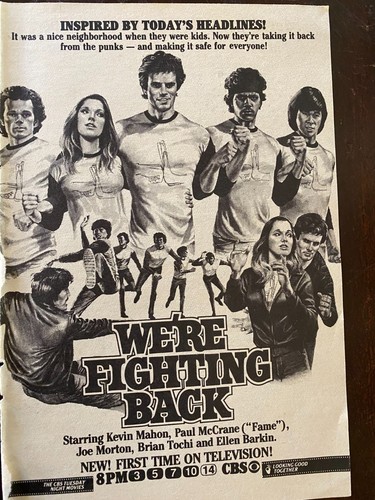 We're Fighting Back, Kevin Mahone, Paul McCrane, Brian Toshi Vintage TV ...
