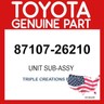 87107-26210 Toyota OEM Genuine UNIT SUB-ASSY, HEATER RADIATOR | eBay
