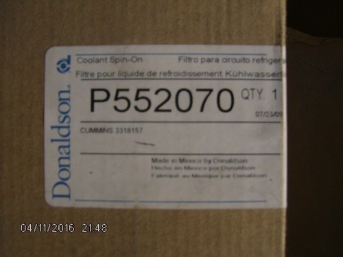Donaldson coolant filter P552070 | eBay