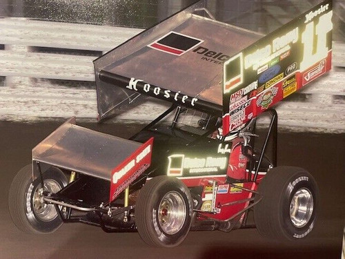 VINTAGE RACING PHOTO 8X10 - WOO WORLD OF OUTLAWS SPRINT CAR - KRAIG ...