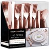 Fineline Golden Secrets 7.25" Gold Look Heavy Weight Plastic Forks | eBay