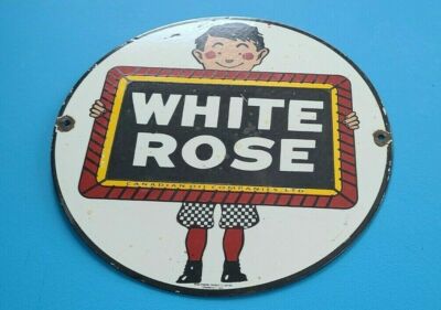 White Rose Sign In Collectible Gas & Oil Advertising Signs for sale | eBay