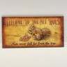 Squirrel Sign WELCOME TO THE NUT HOUSE Rustic Country Primitive Style ...